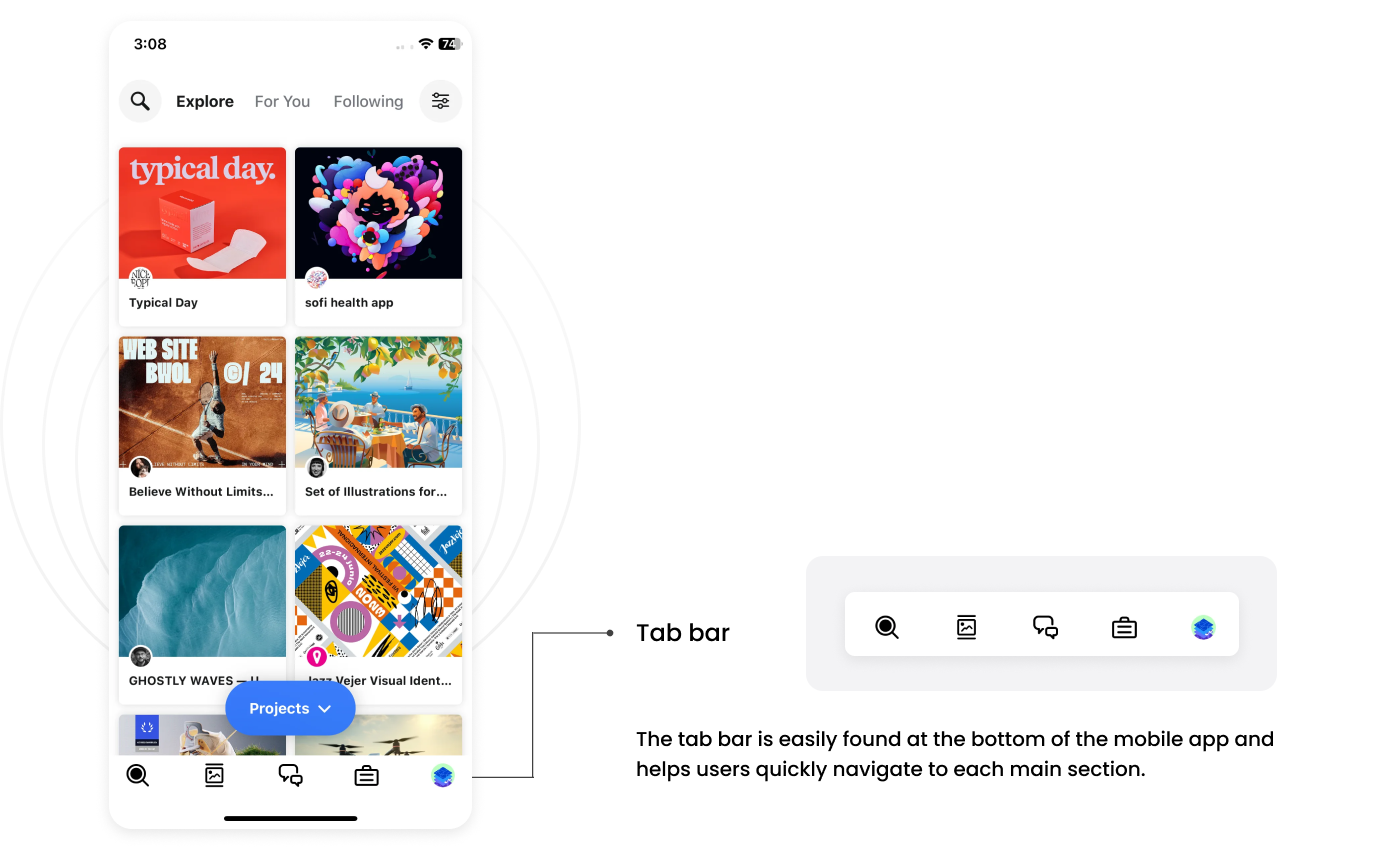 Dnas - UX/UI Design References