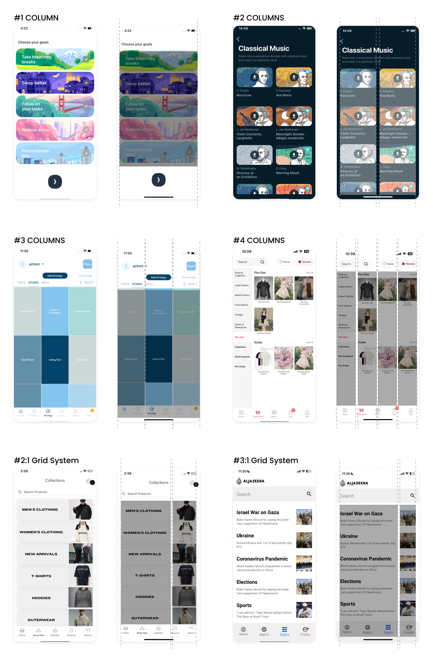 Dnas - UX/UI Design References